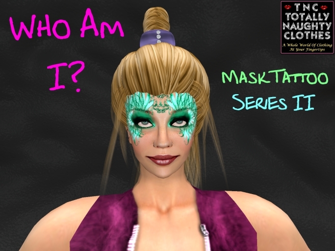 Second Life Marketplace - TNC 'Who Am I?' Masks [Series 2] - Teal